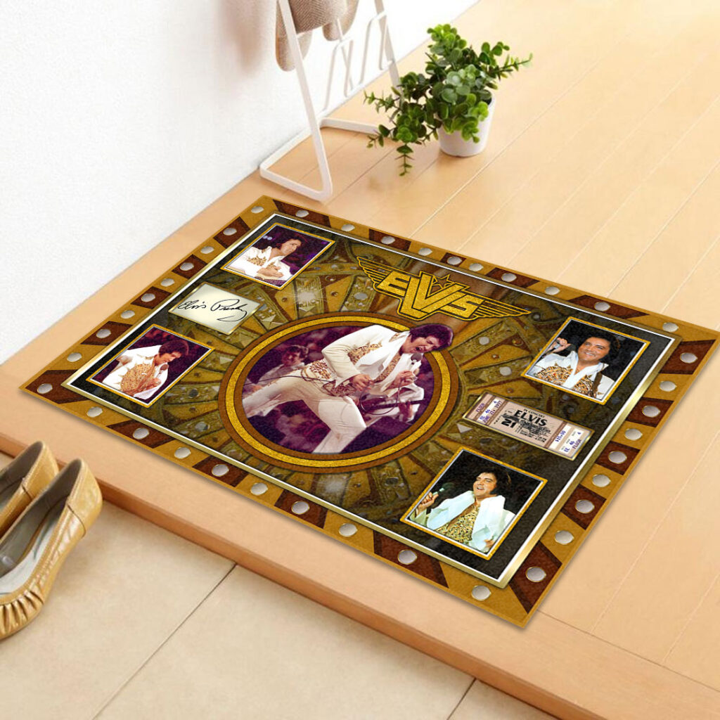 Elvis Presley Custom Doormat – HUANNM 4648 | Gifnestbuys