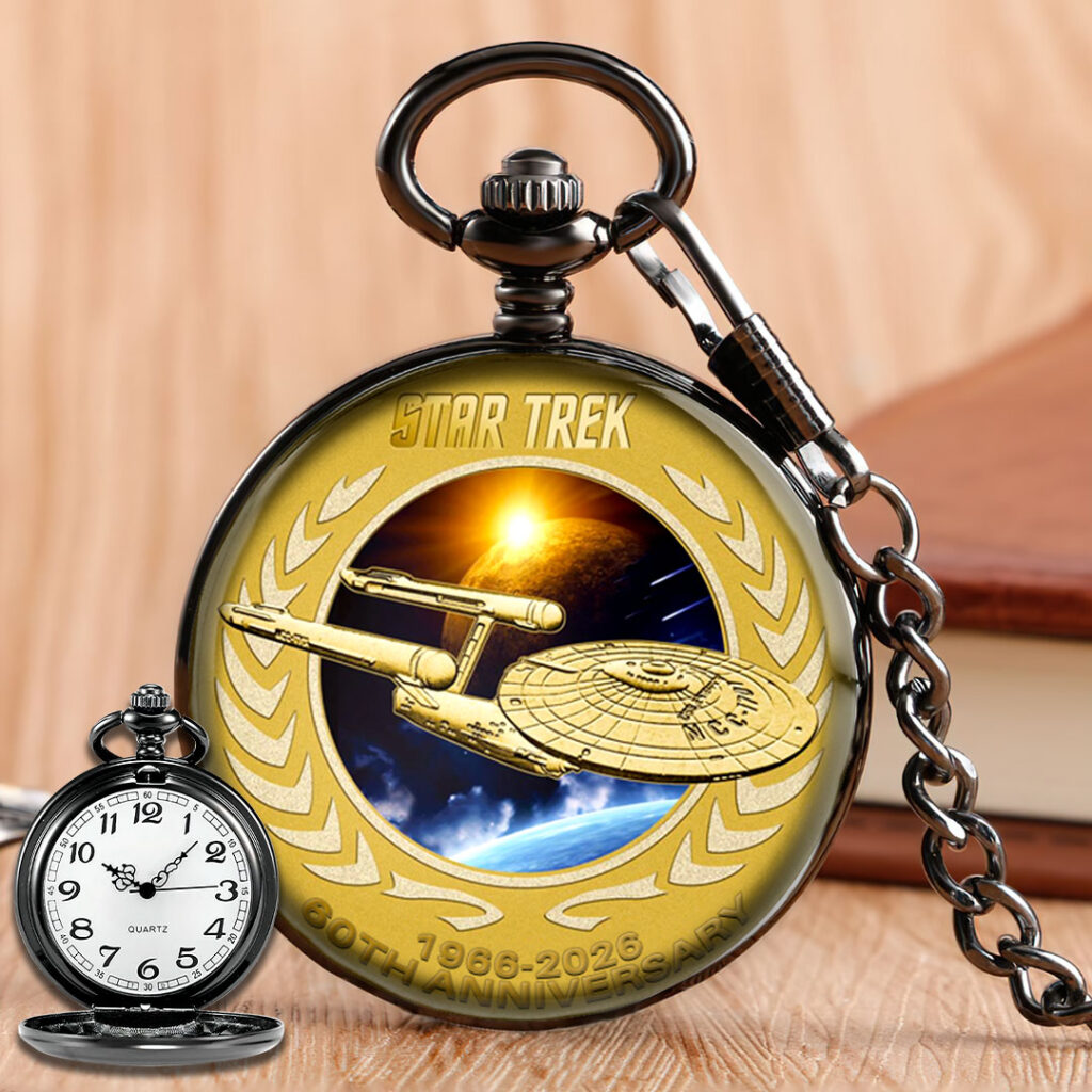 Star Trek 60th Anniversary Pocket Watch – MAITM12610 | Gifnestbuys