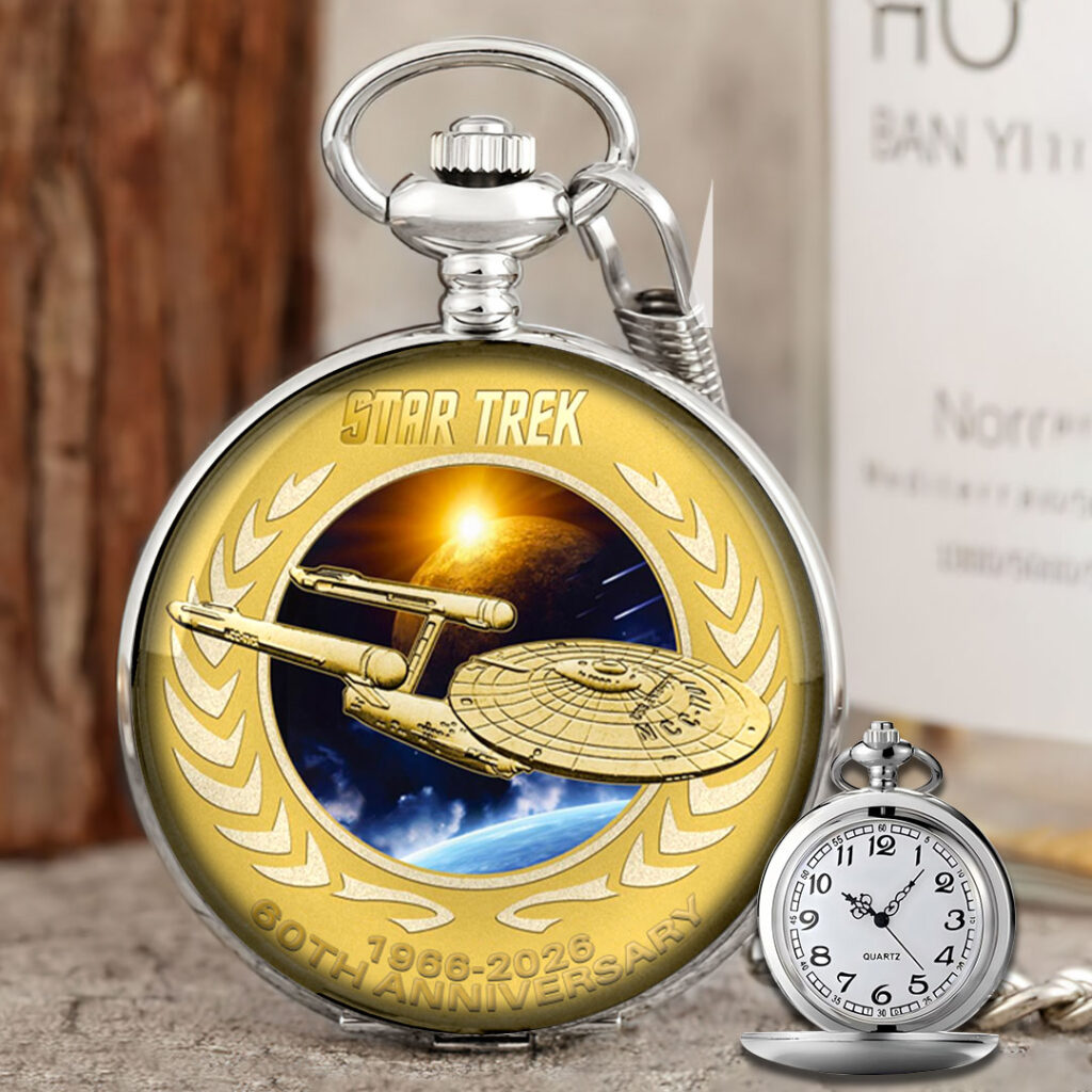 Star Trek 60th Anniversary Pocket Watch – MAITM12610 | Gifnestbuys