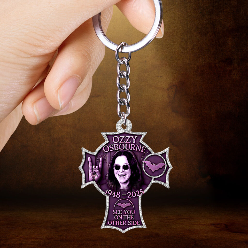 Black Sabbath x Ozzy Osbourne Custom Shape 2-sided Keychain – HOATT ...
