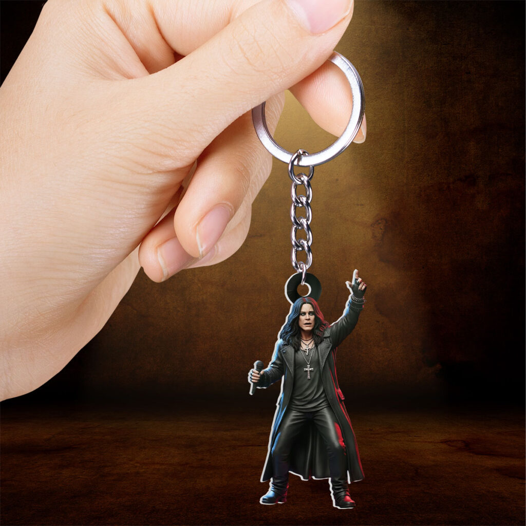 Black Sabbath x Ozzy Osbourne Custom Shape 2-sided Keychain – HOATT ...
