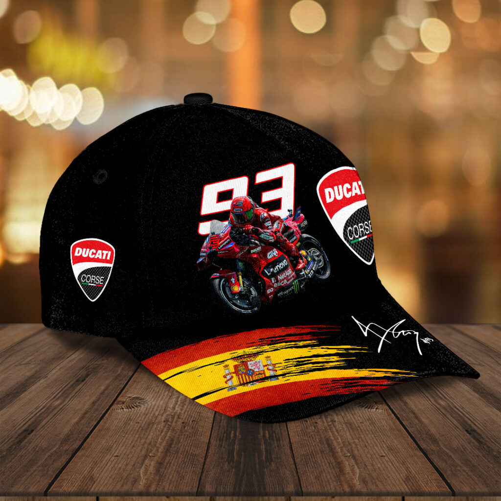 Ducati Lenovo Team x Marc Marquez Classic Cap – HOATT 9211 | Gifnestbuys