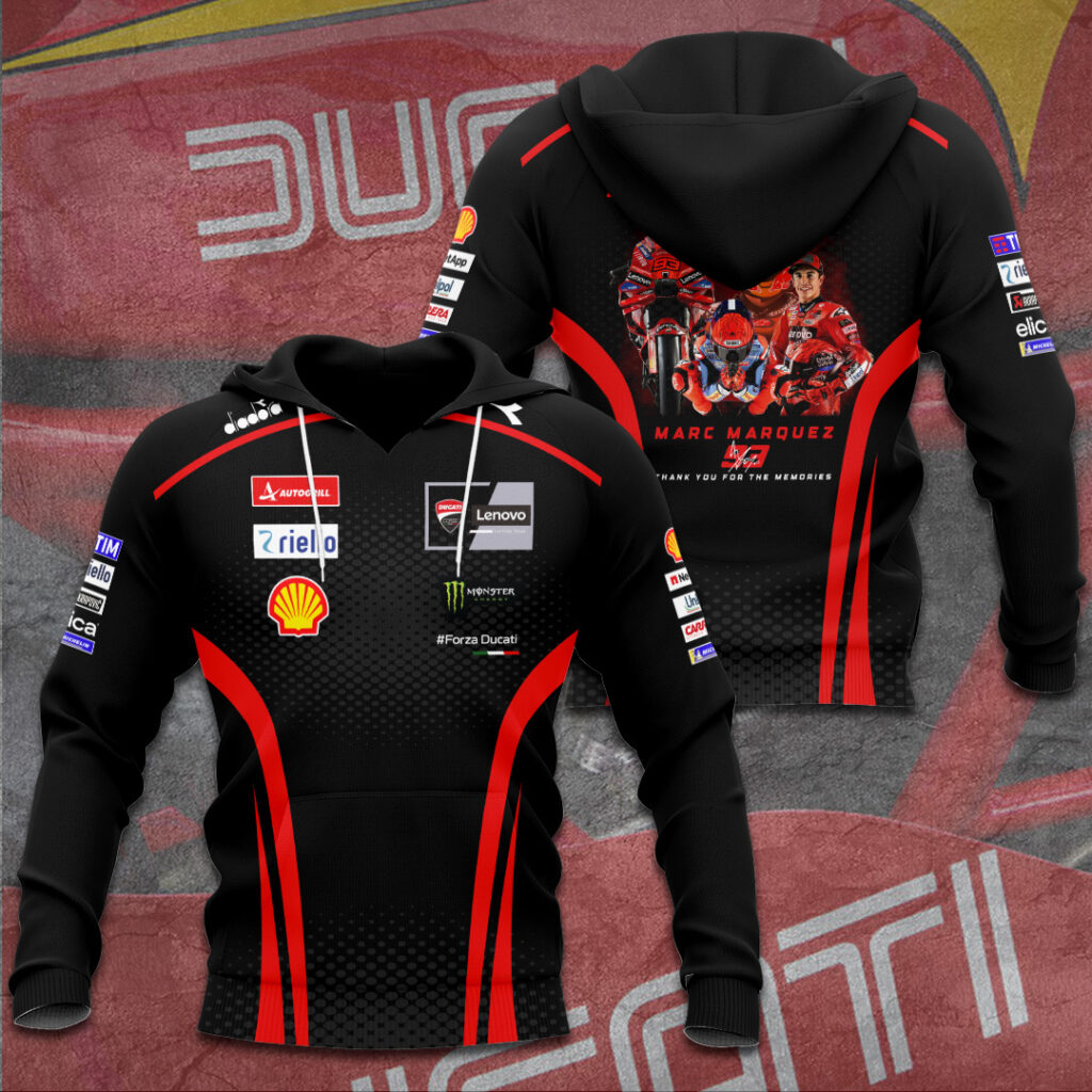 Ducati Lenovo Team x Marc Marquez 3D Apparel – TANTN 12114 | Gifnestbuys