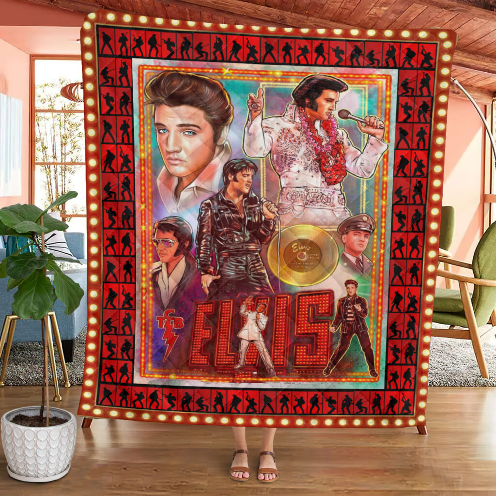 Elvis Presley Quilt Blanket – VANDH 2982 | Gifnestbuys
