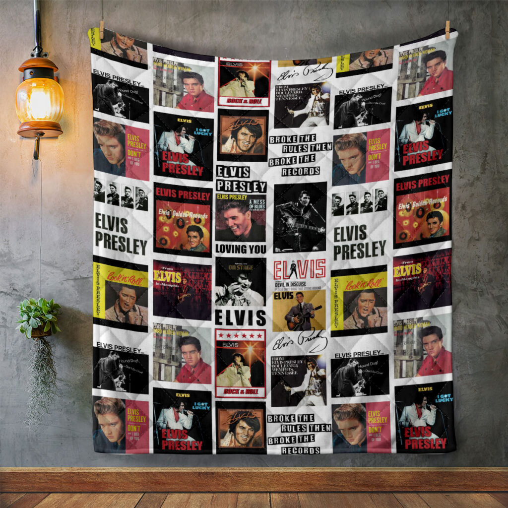 Elvis Presley Quilt Blanket – VANDH 3575 | Gifnestbuys