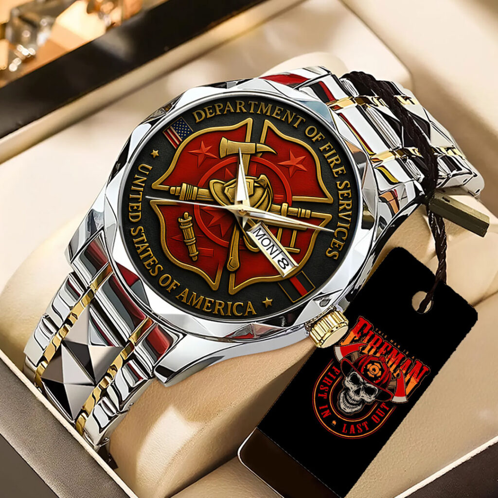 Firefighter Alloy Luxury Quartz Watch – TANTN 14781 | Gifnestbuys