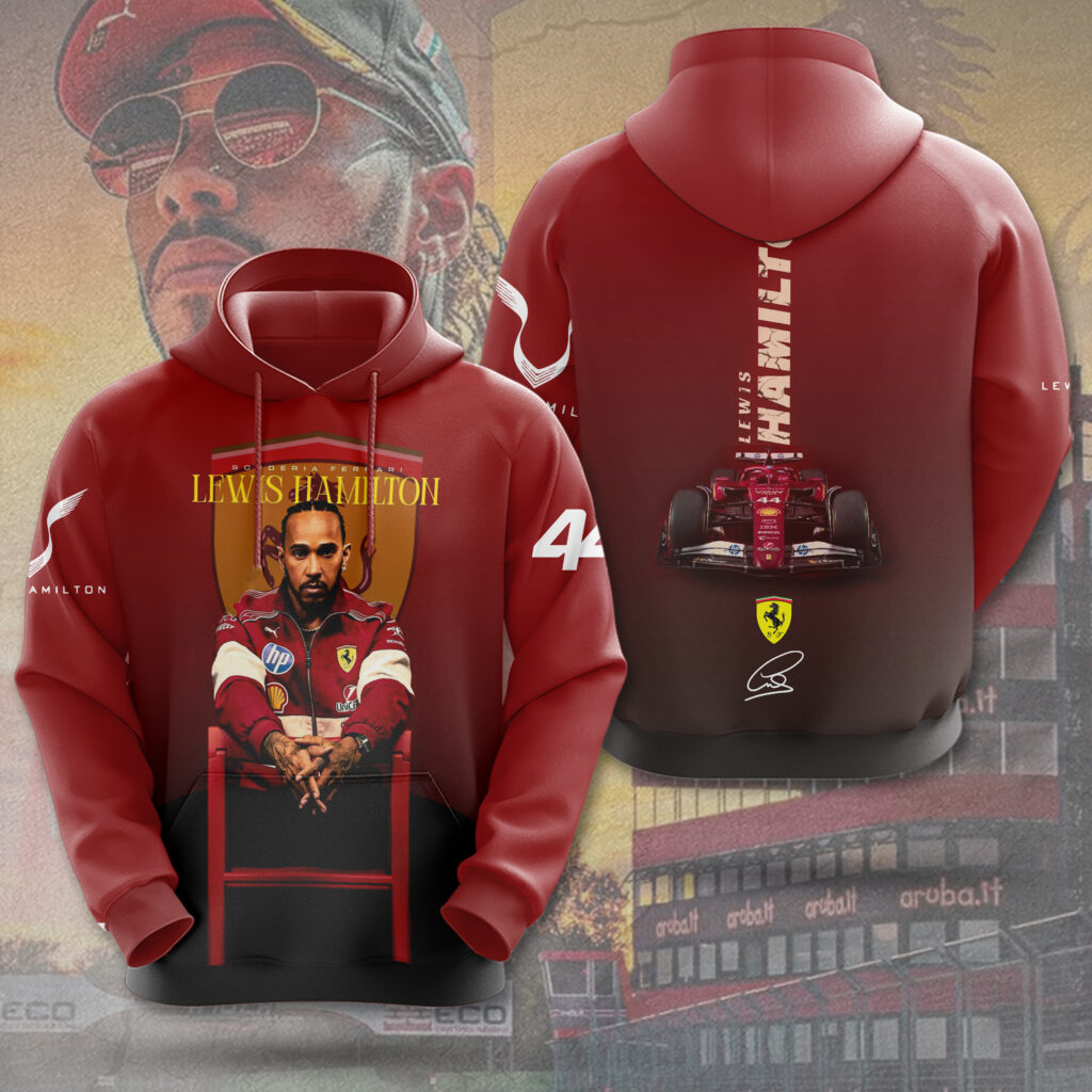 Scuderia Ferrari x Lewis Hamilton 3D Apparel – MAITM 10498 | Gifnestbuys