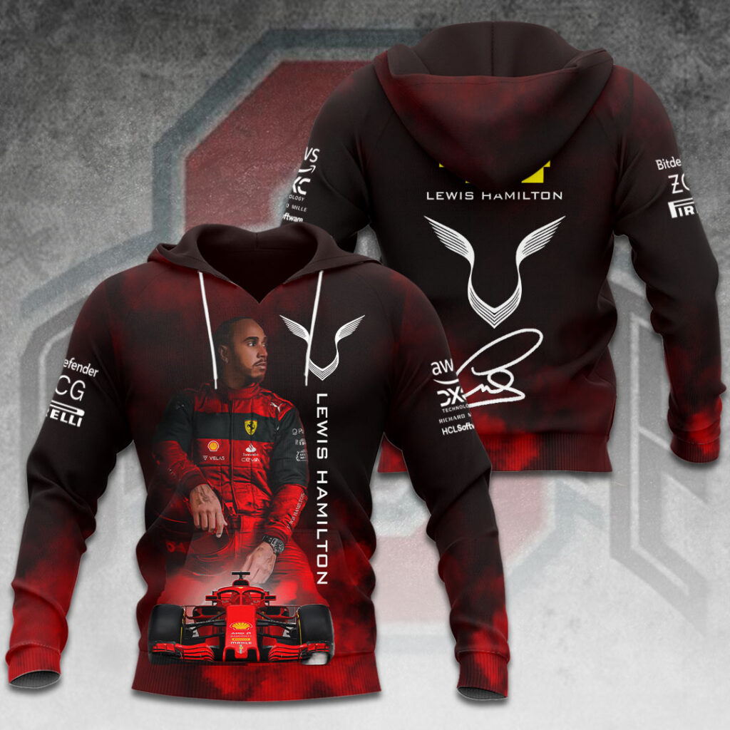 Scuderia Ferrari x Lewis Hamilton 3D Apparel – HOATT 8184 | Gifnestbuys