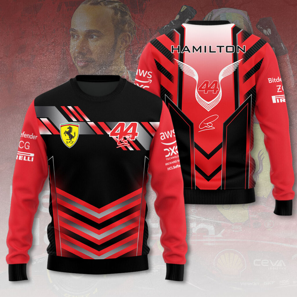 Scuderia Ferrari x Lewis Hamilton 3D Apparel – HOATT 7845 | Gifnestbuys
