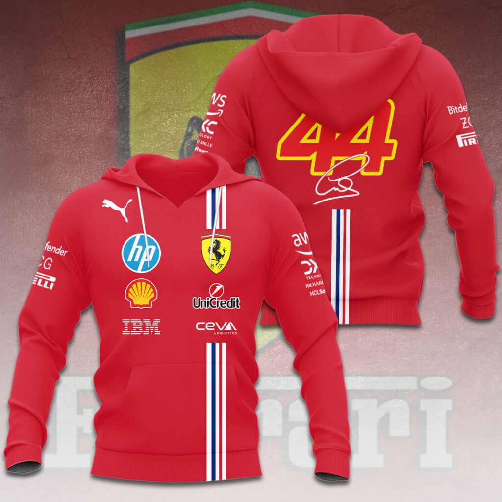 Scuderia Ferrari x Lewis Hamilton 3D Apparel – HOATT 9560 | Gifnestbuys