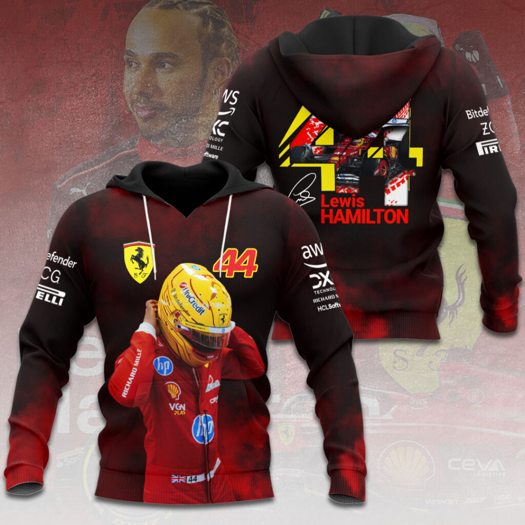 Scuderia Ferrari x Lewis Hamilton 3D Apparel – HOATT 9943 | Gifnestbuys