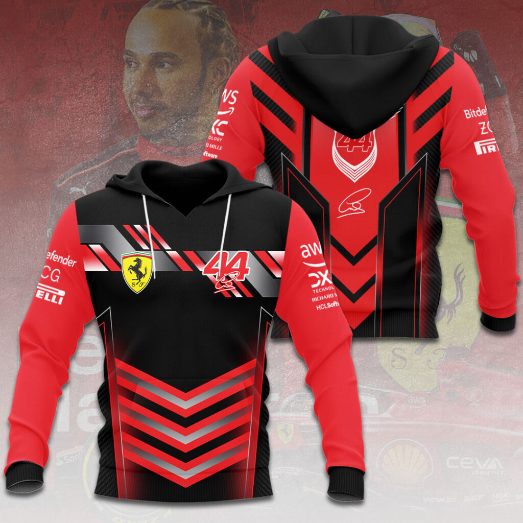 Scuderia Ferrari x Lewis Hamilton 3D Apparel – HOATT 7845 | Gifnestbuys