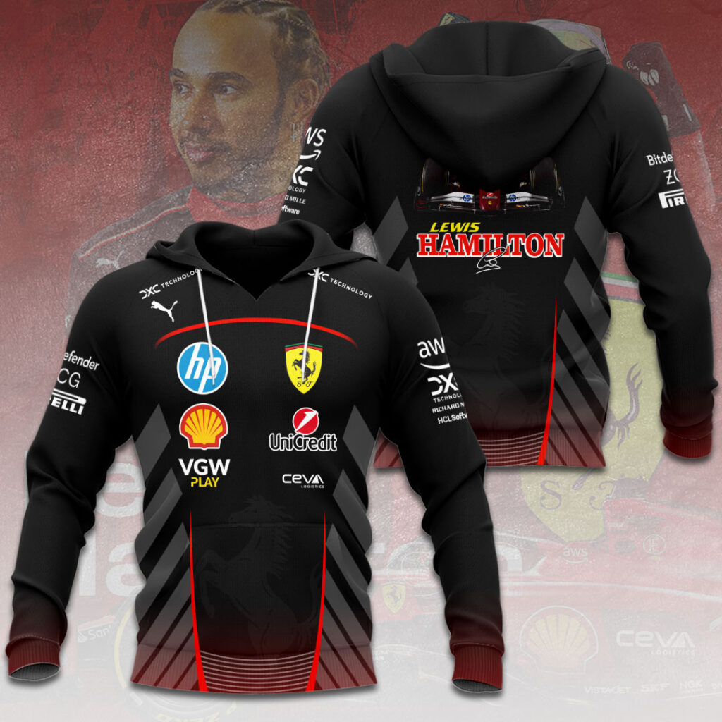 Scuderia Ferrari x Lewis Hamilton 3D Apparel – HOATT 8771 | Gifnestbuys