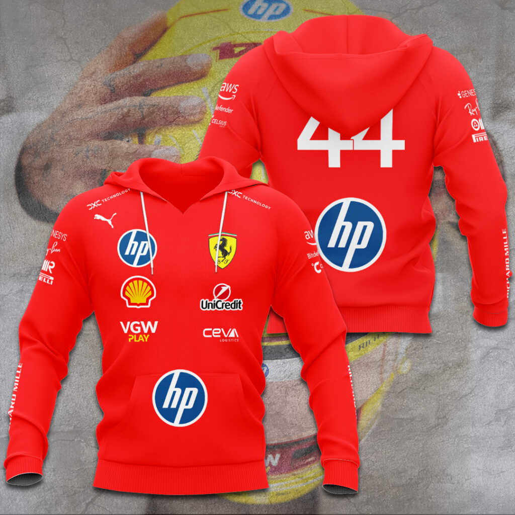Lewis Hamilton x Scuderia Ferrari 3D Apparel – TANTN 10643 | Gifnestbuys