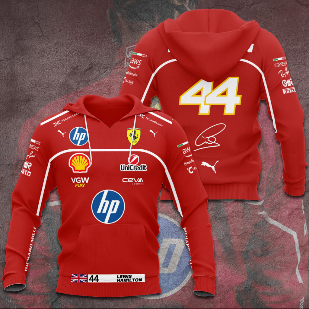 Scuderia Ferrari x Lewis Hamilton 3D Apparel – TANTN 10995 | Gifnestbuys