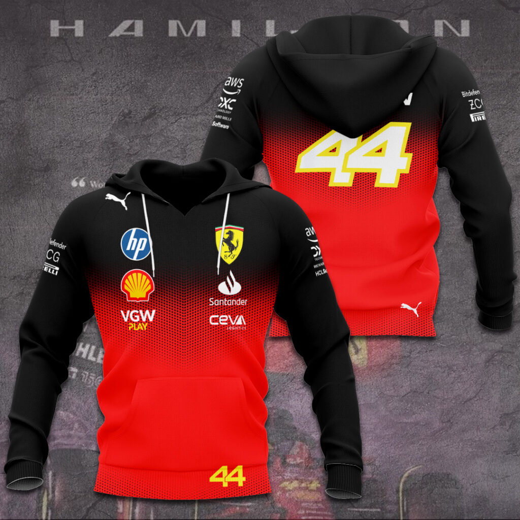 Scuderia Ferrari x Lewis Hamilton 3D Apparel – TANTN 9917 | Gifnestbuys