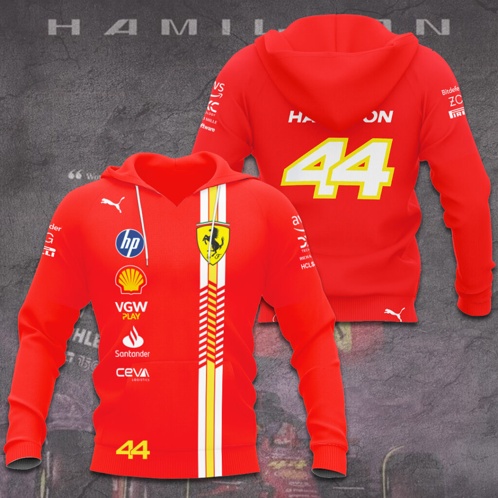Scuderia Ferrari x Lewis Hamilton 3D Apparel – TANTN 9919 | Gifnestbuys