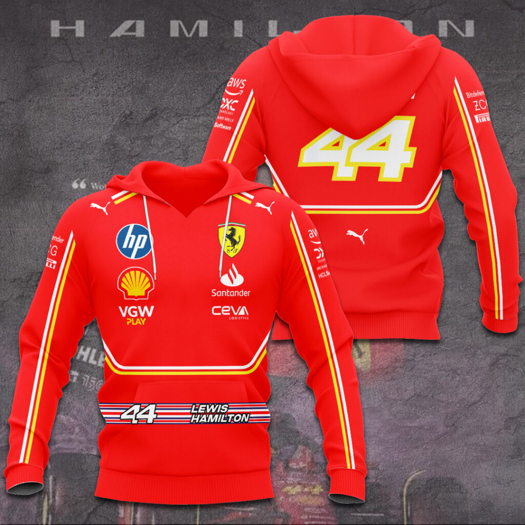 Scuderia Ferrari x Lewis Hamilton 3D Apparel – TANTN 9934 | Gifnestbuys