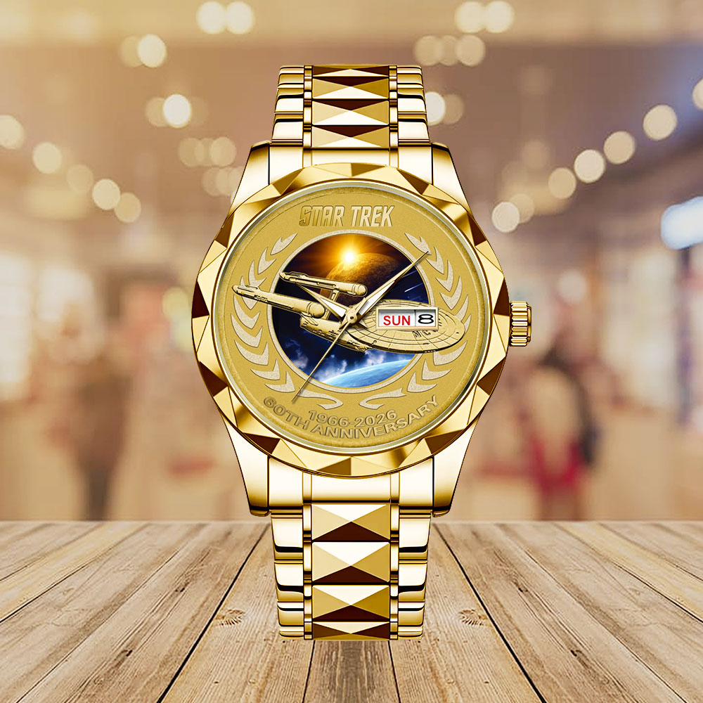 Star Trek 60th Anniversary Alloy Luxury Quartz Watch – MAITM12570 ...