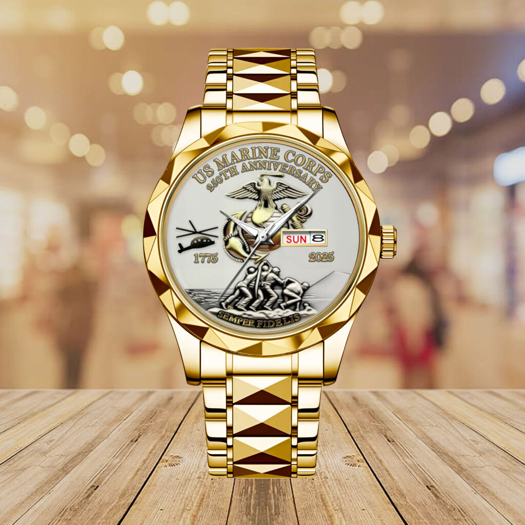 US Marine Corps Alloy Luxury Quartz Watch – MAITM 12179 | Gifnestbuys