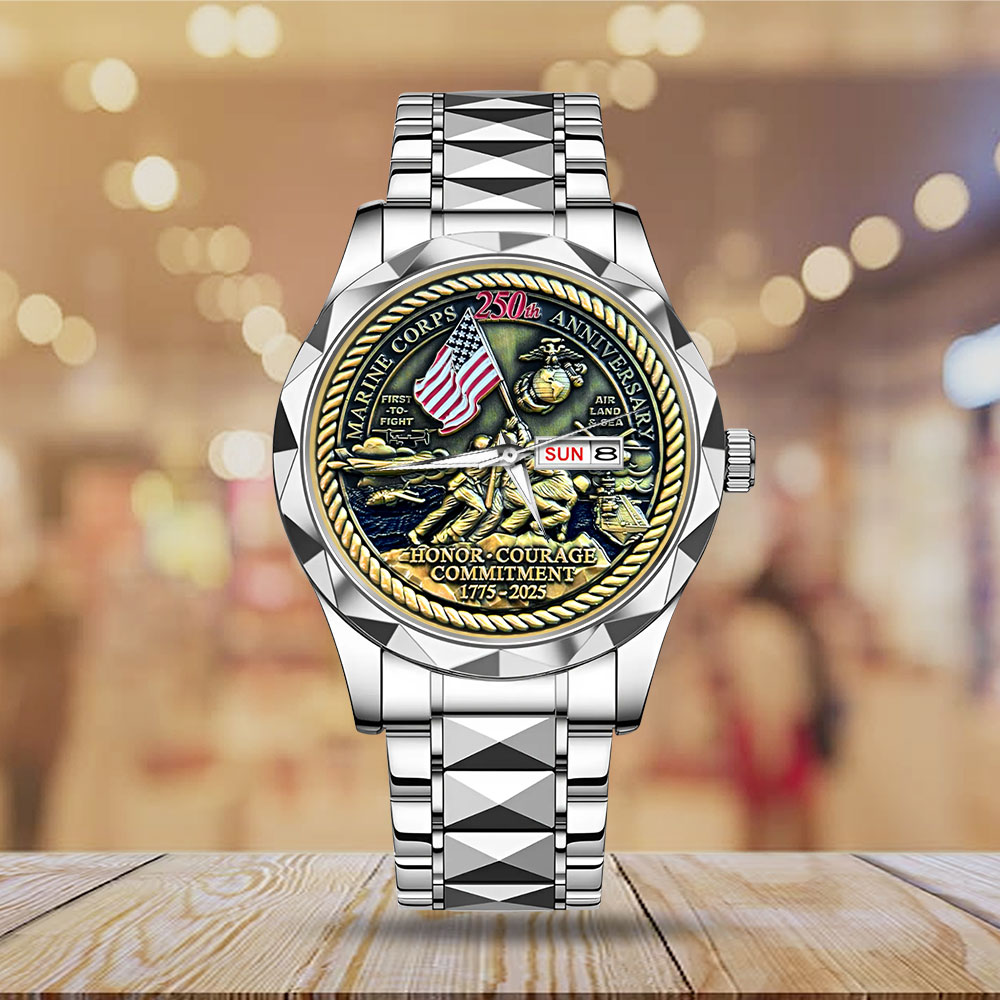 US Marine Corps Alloy Luxury Quartz Watch – MAITM12592 | Gifnestbuys