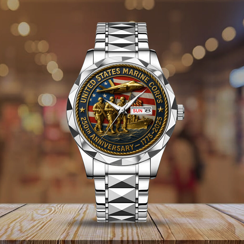 US Marine Corps 250th Anniversary 2025 Alloy Luxury Quartz Watch ...