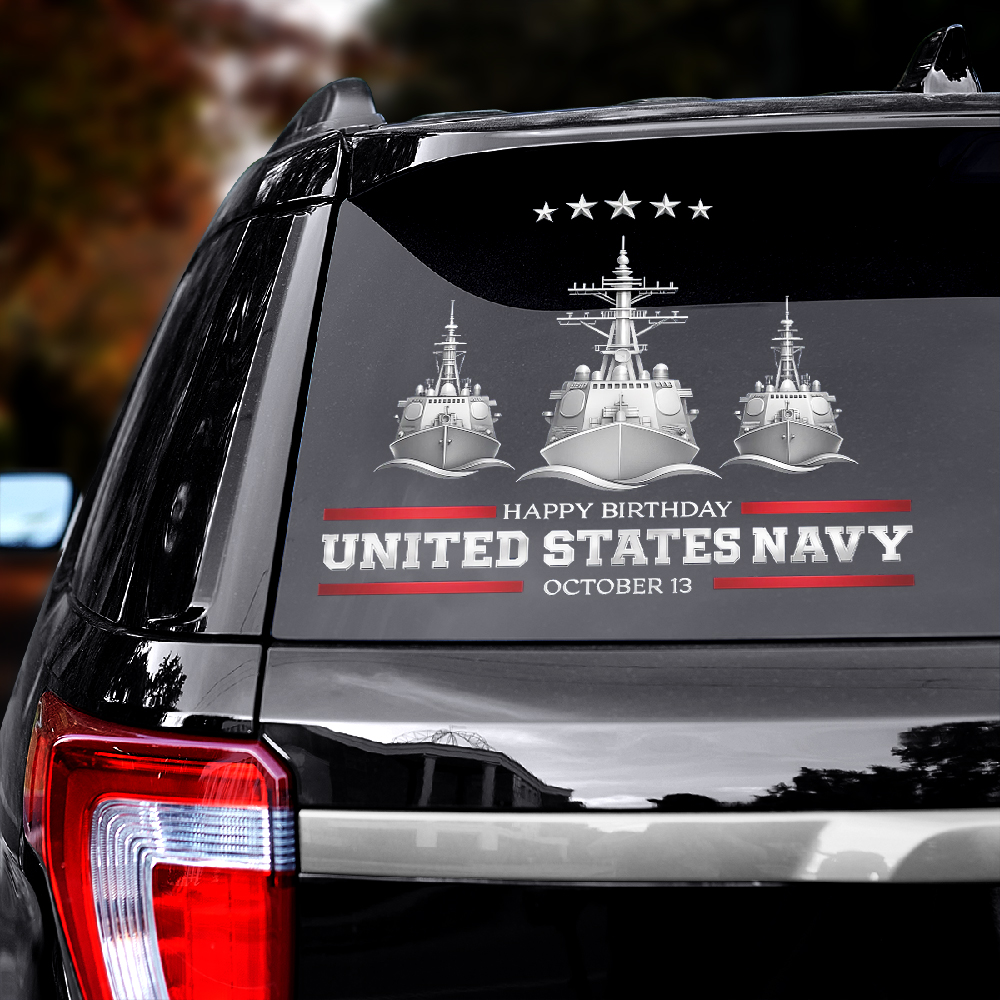 US Navy Car Sticker – TMTHU653 | Gifnestbuys