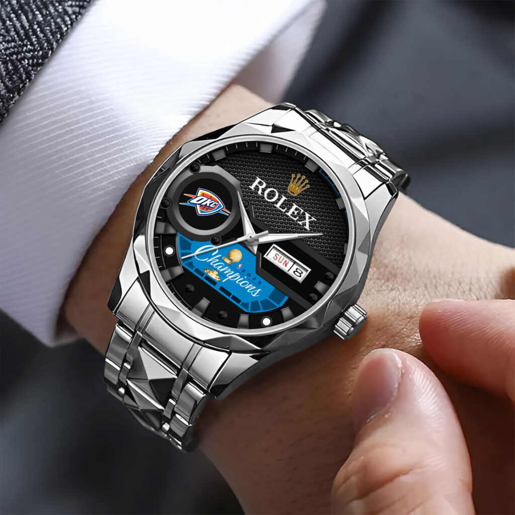 Oklahoma City Thunder 2025 NBA Champions x Rolex Alloy Luxury Quartz ...