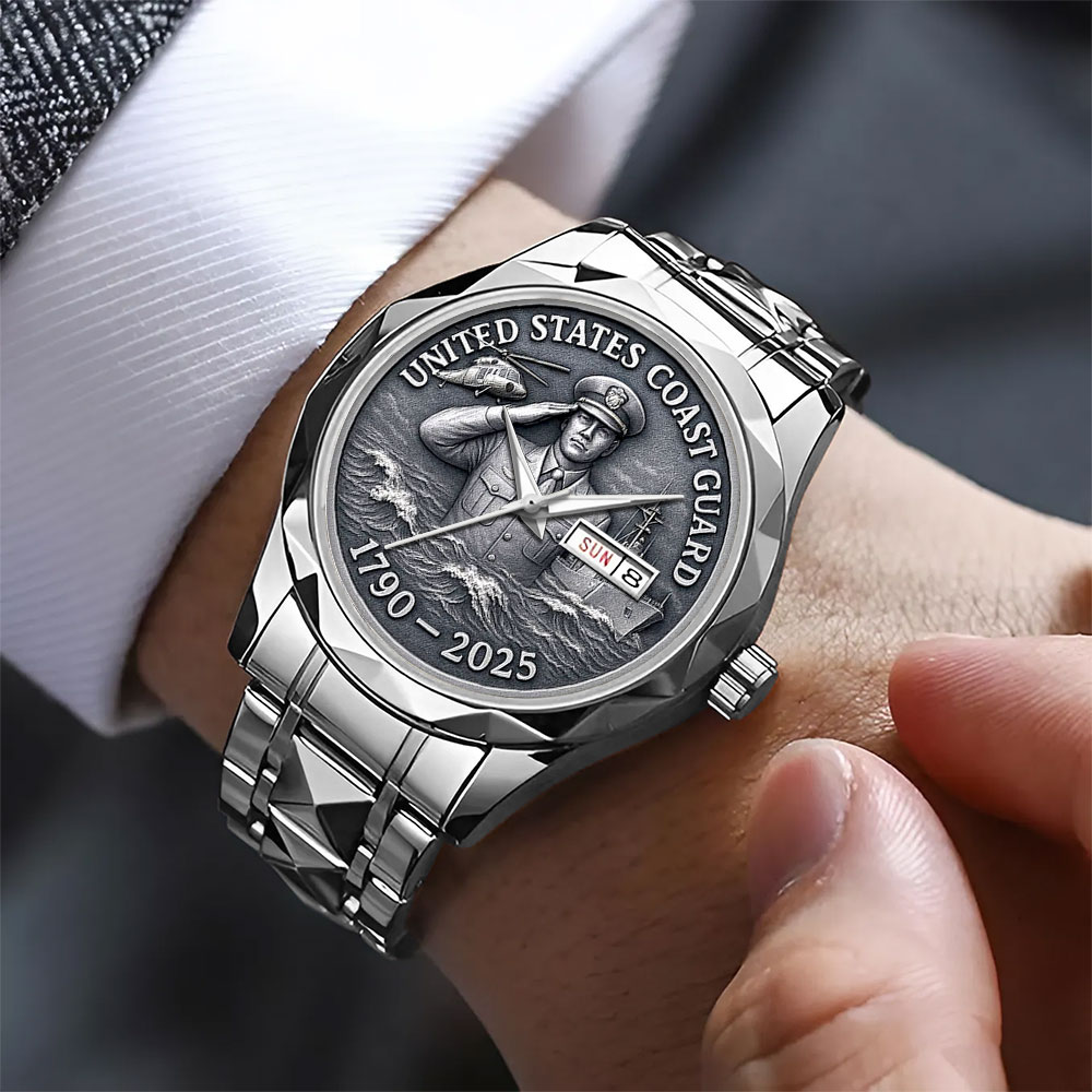 US Coast Guard 2025 Anniversary Alloy Luxury Quartz Watch – MAITM12902 ...