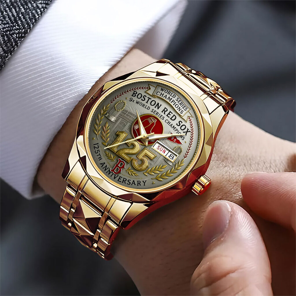 Boston Red Sox 125th Anniversary 2026 Alloy Luxury Quartz Watch ...