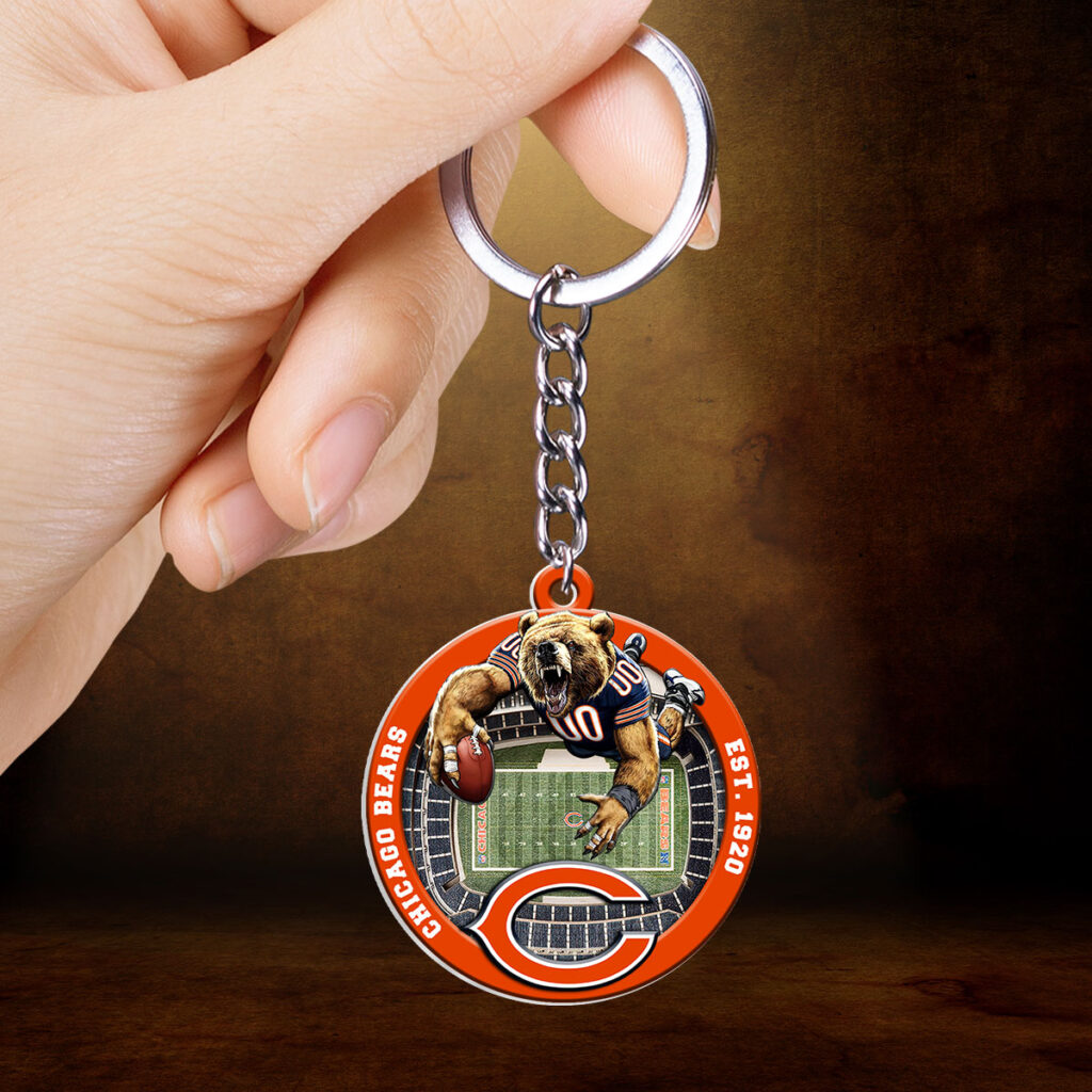 Chicago Bears Custom Shape 2-sided Keychain – HOATT12686 | Gifnestbuys