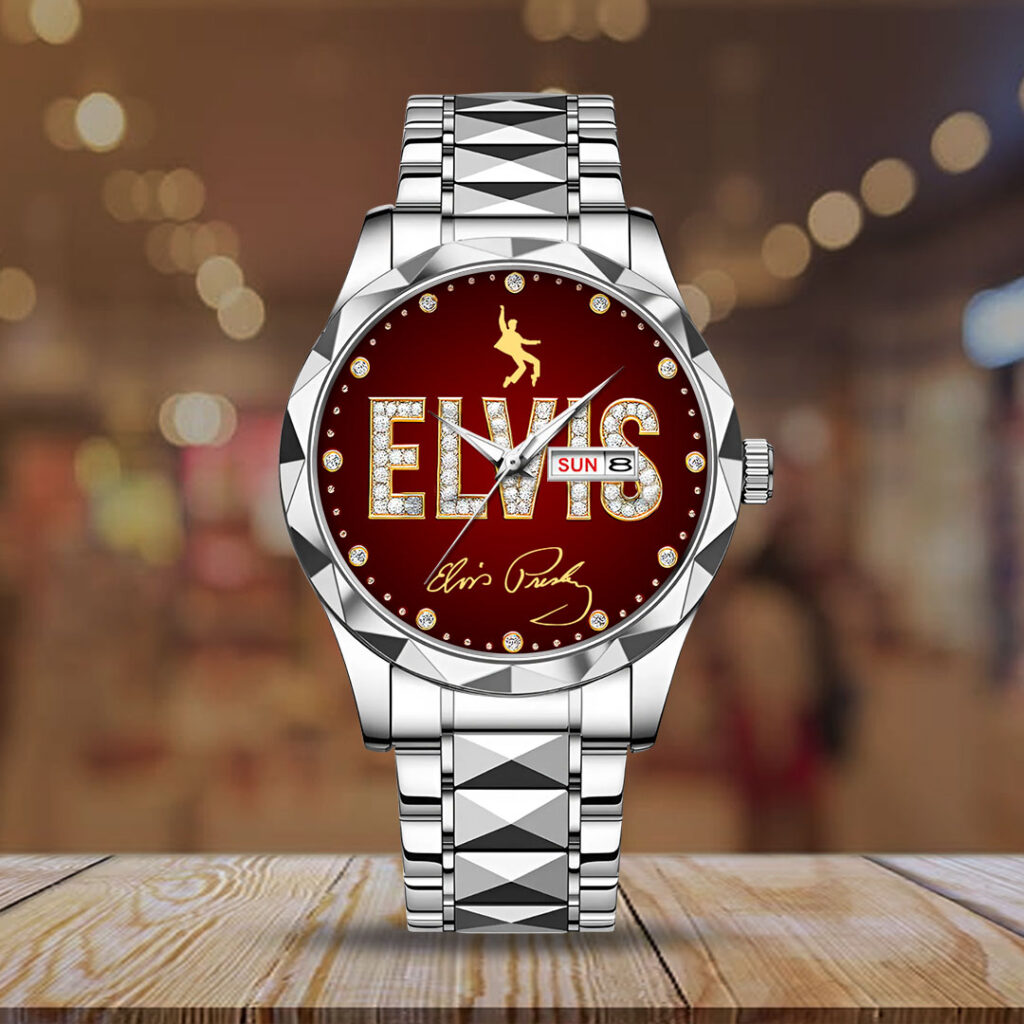Elvis Presley Alloy Luxury Quartz Watch – HOATT 12280 | Gifnestbuys