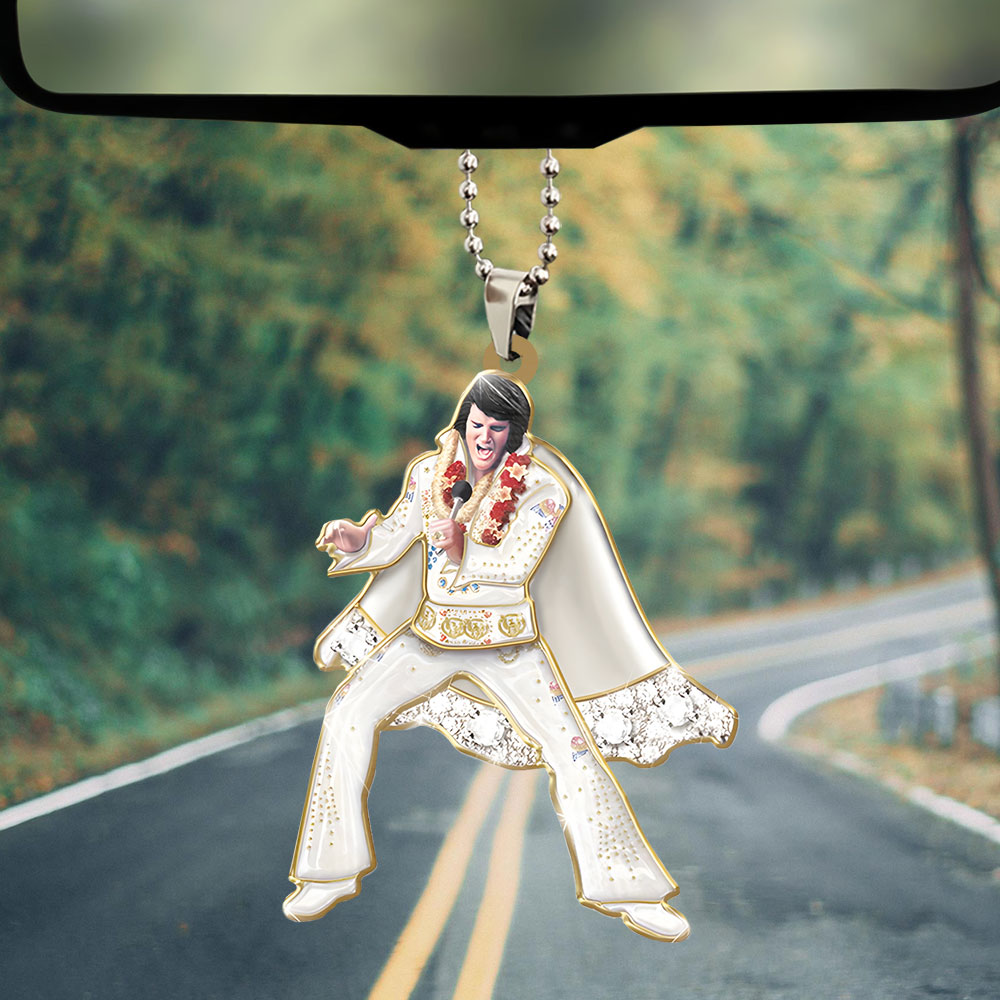 Elvis Presley Custom Shape 2-sided Acrylic Car Ornament – TANTN 11246 ...