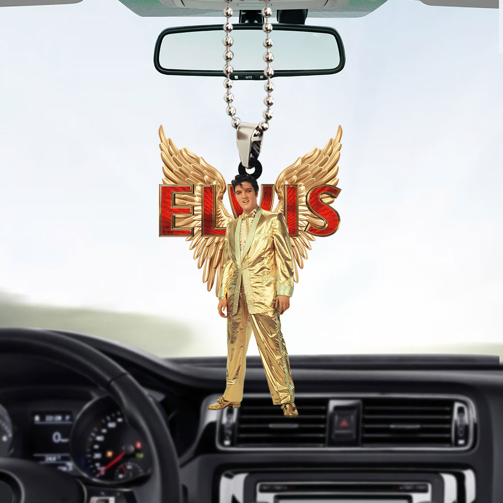 Elvis Presley Custom Shape 2-sided Acrylic Car Ornament – TANTN 7777 ...