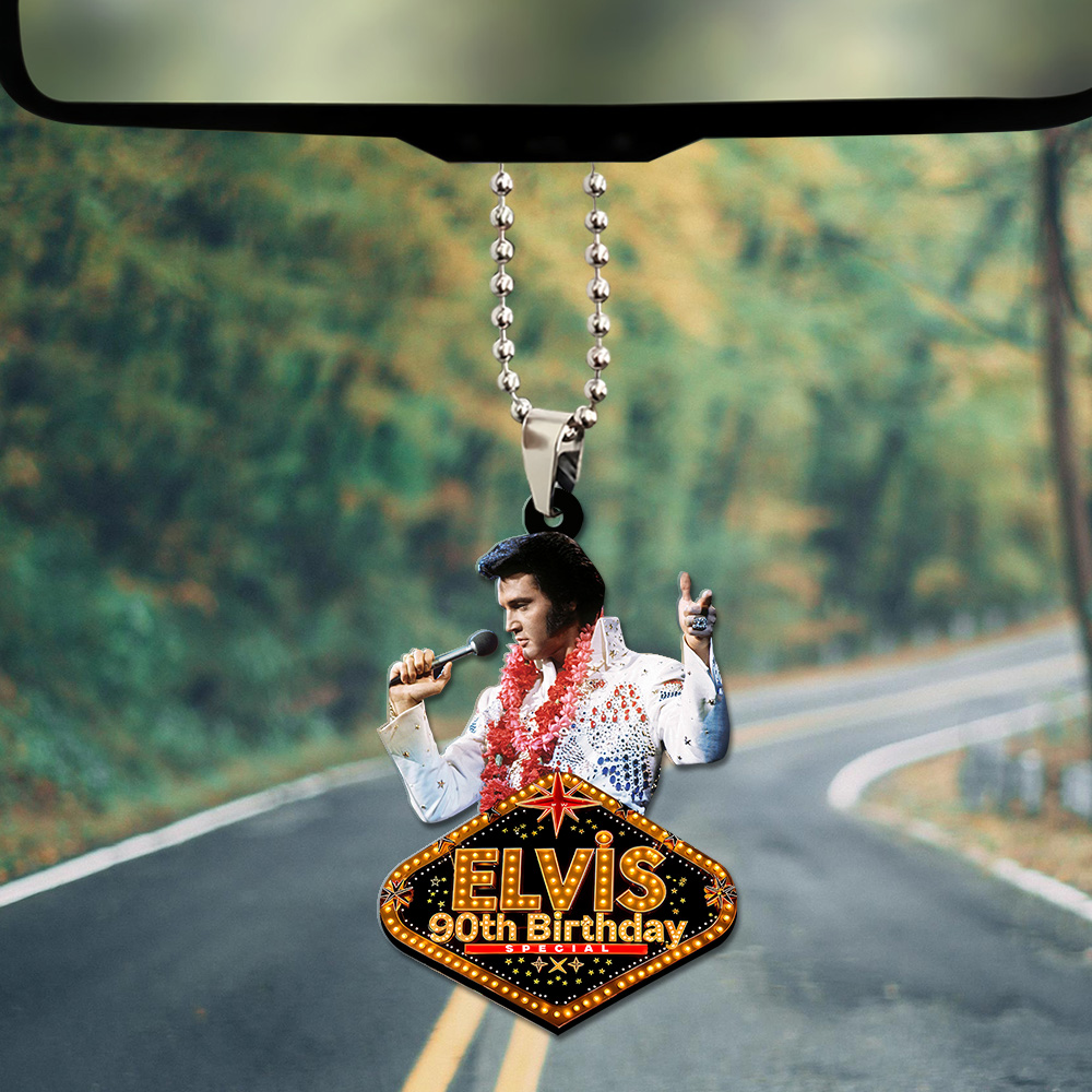 Elvis Presley Custom Shape 2-sided Acrylic Car Ornament – TANTN 10487 ...