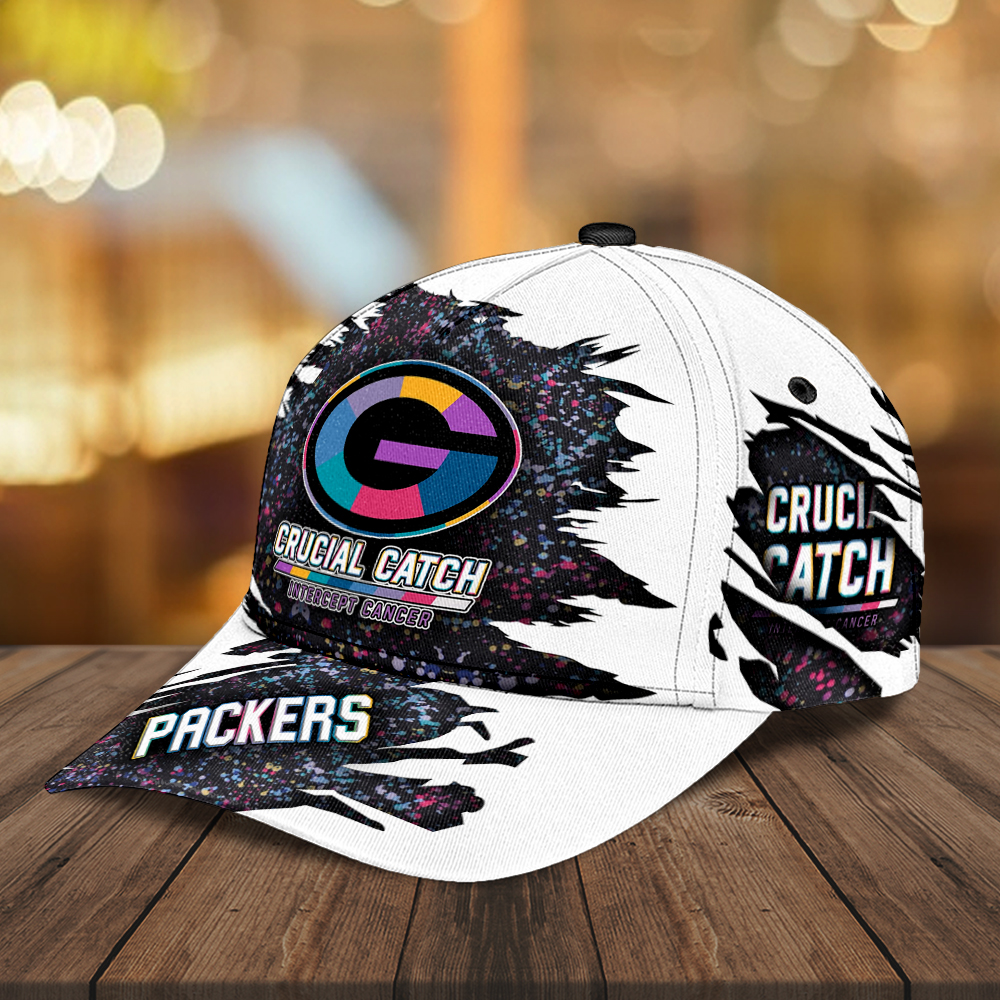 Green Bay Packers x Crucial Catch Intercept Cancer Classic Cap ...