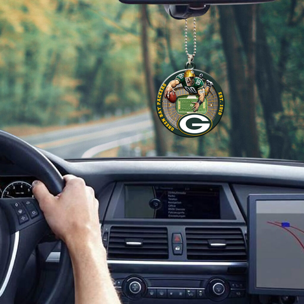 Green Bay Packers Custom shape 2-sided Acrylic Car Ornament ...