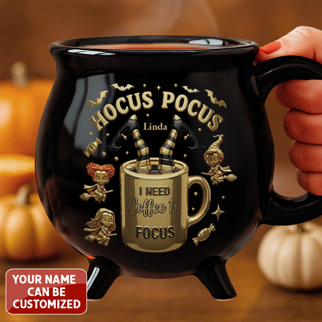 Personalized Hocus Pocus 13oz Cauldron Mug – MAITM12748 | Gifnestbuys