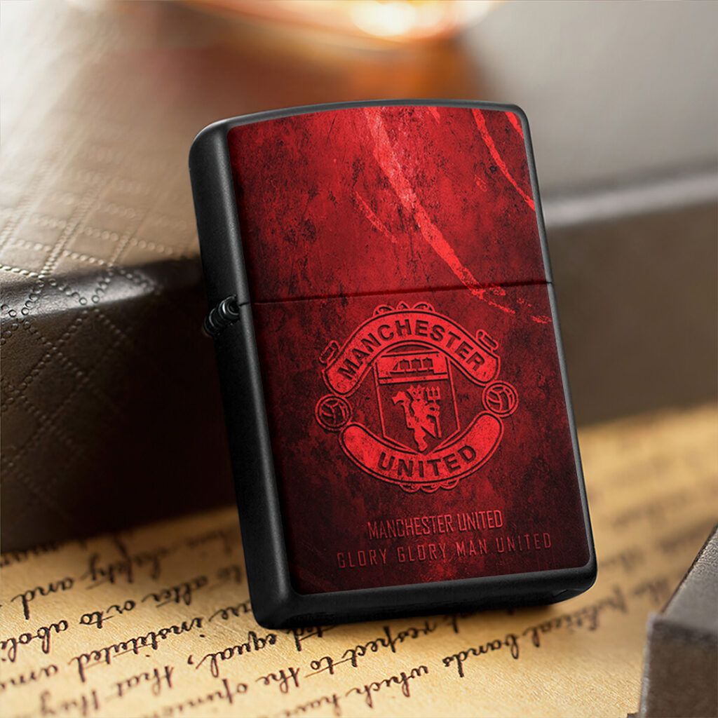 Manchester United Zippo Lighter Case (No Insert) – TANTN16364 | Gifnestbuys