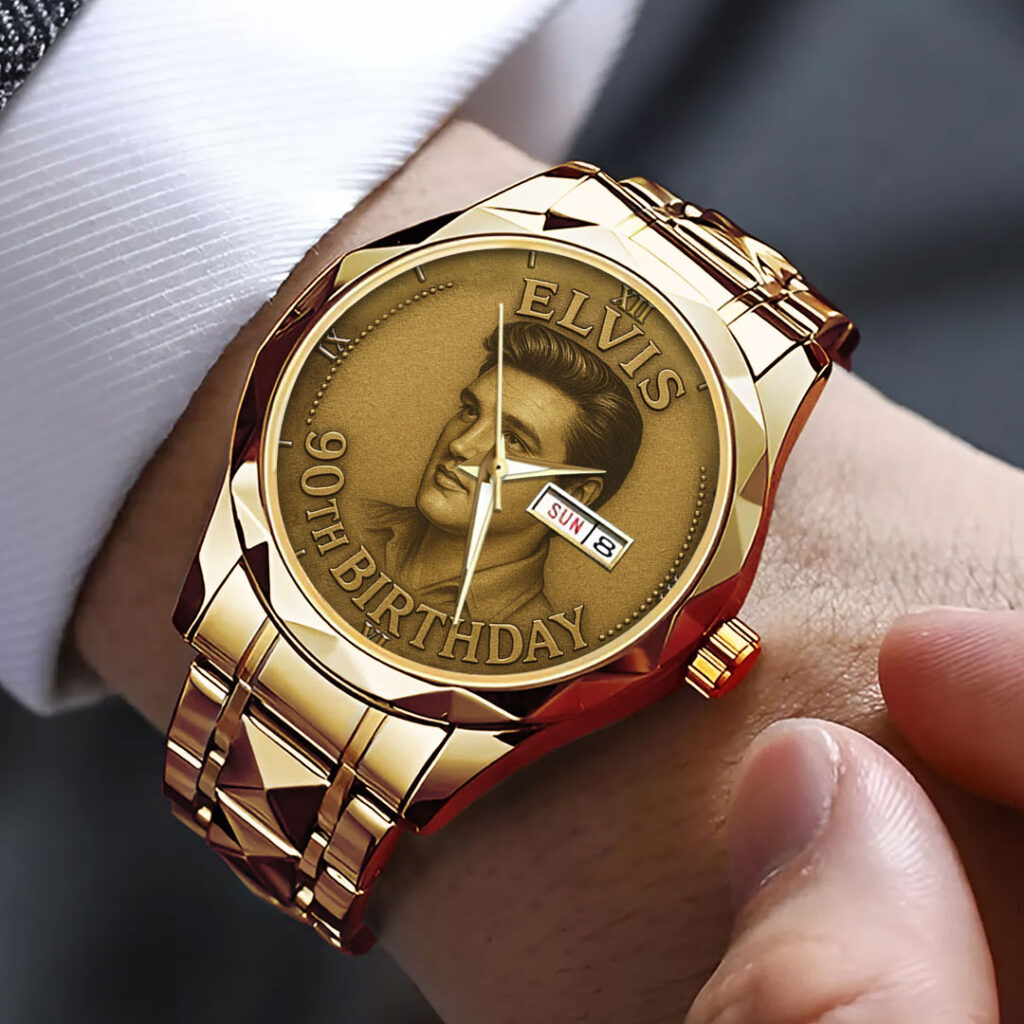 Elvis Presley Alloy Luxury Quartz Watch – NGHIAVT 3002 | Gifnestbuys