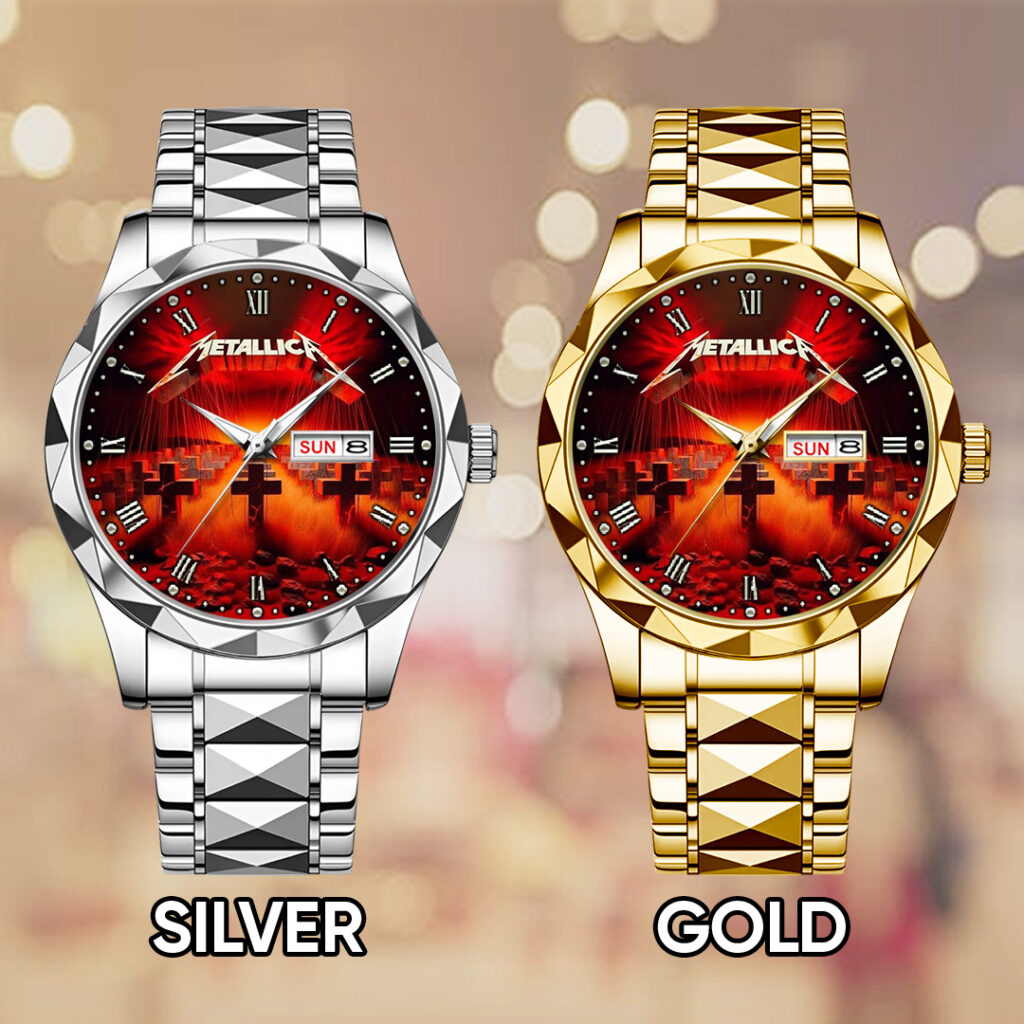 Metallica Alloy Luxury Quartz Watch – NGHIAVT 3151 | Gifnestbuys