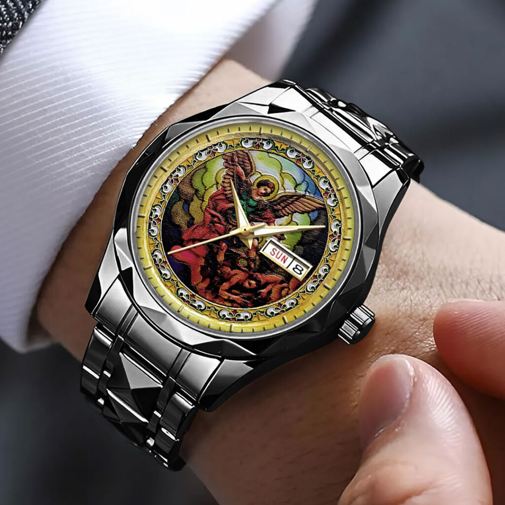 The Archangel Michael Alloy Luxury Quartz Watch – NGHIAVT3829 | Gifnestbuys
