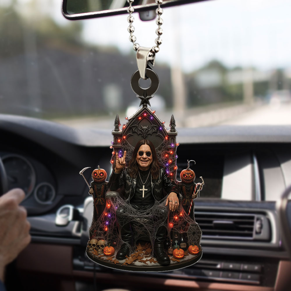 Ozzy Osbourne x Halloween Custom Shape 1-sided Acrylic Car Ornament ...