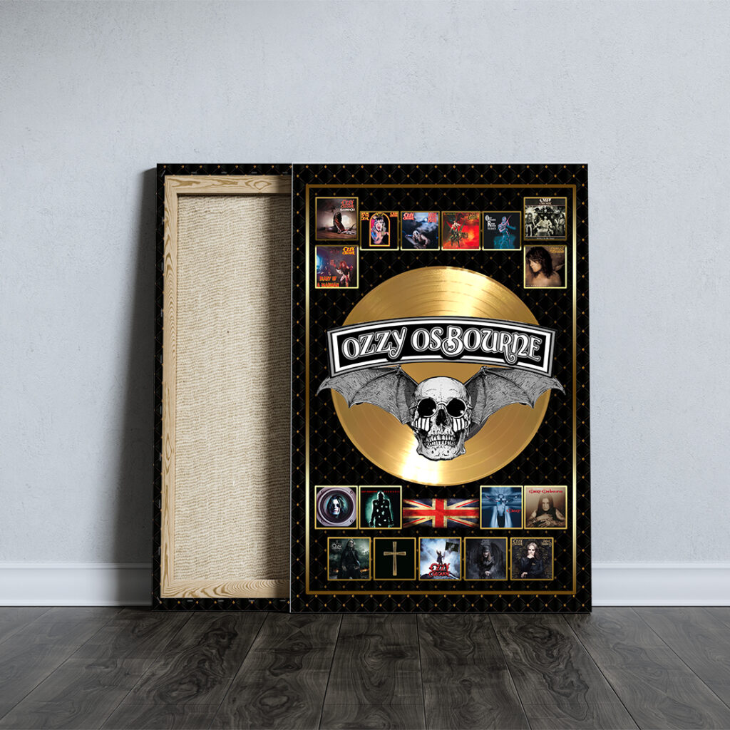 Ozzy Osbourne Rectangle Canvas With Inner Frame – HOATT12931 | Gifnestbuys