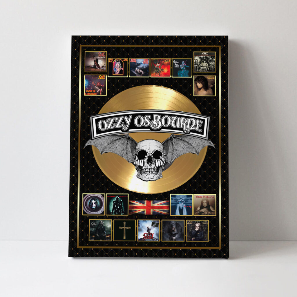 Ozzy Osbourne Rectangle Canvas With Inner Frame – HOATT12931 | Gifnestbuys