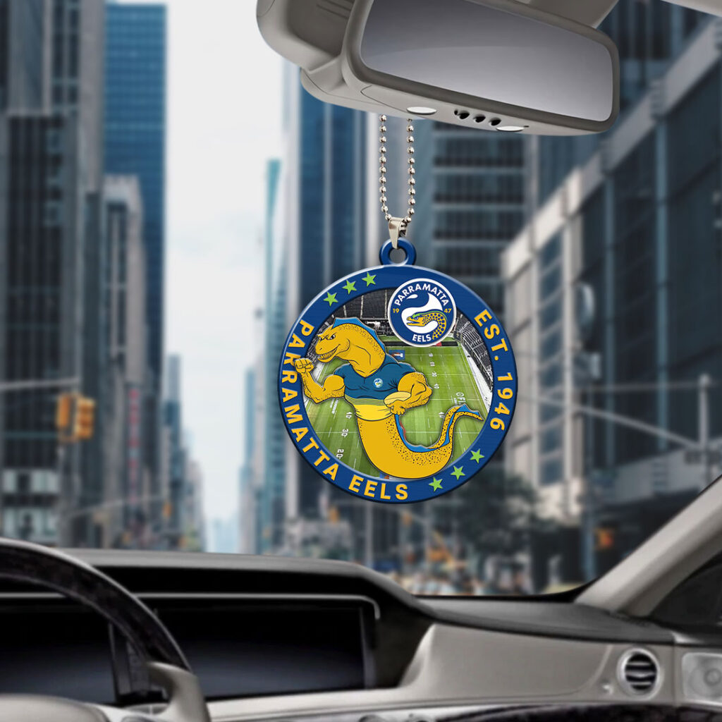 Parramatta Eels Custom Shape 2-sided Acrylic Car Ornament – HOATT13377 ...