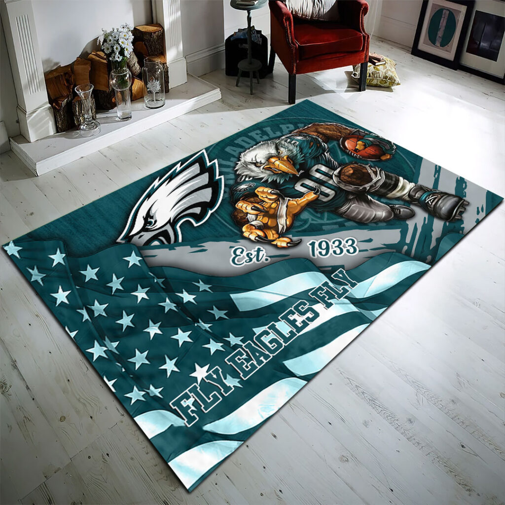 Philadelphia Eagles Rectangular Rug – HOATT13175 | Gifnestbuys