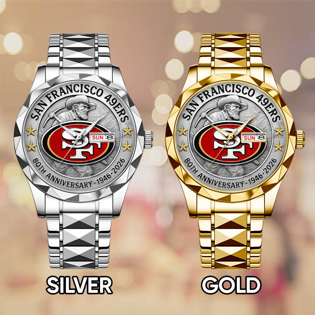 San Francisco 49ers 2026 Anniversary Alloy Luxury Quartz Watch ...