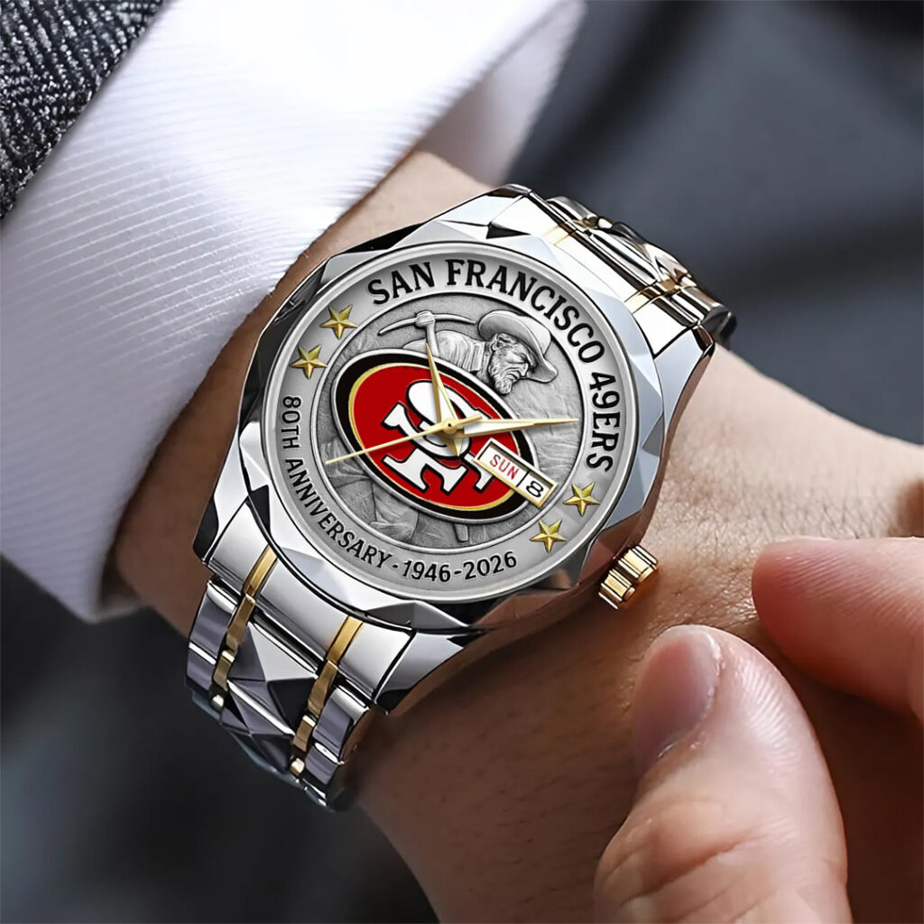 San Francisco 49ers 2026 Anniversary Alloy Luxury Quartz Watch ...