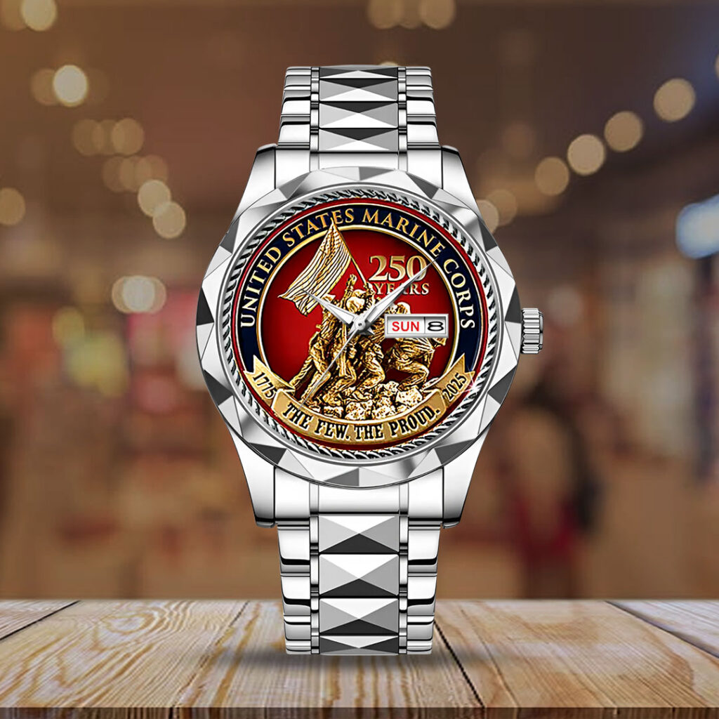 US Marine Corps 250 Years Alloy Luxury Quartz Watch – HOATT12568 ...